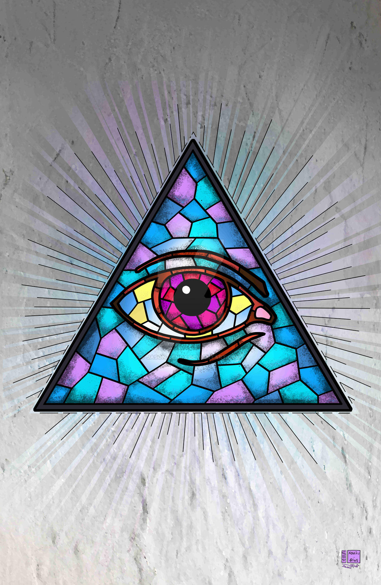 Illuminati Eye Drawing
