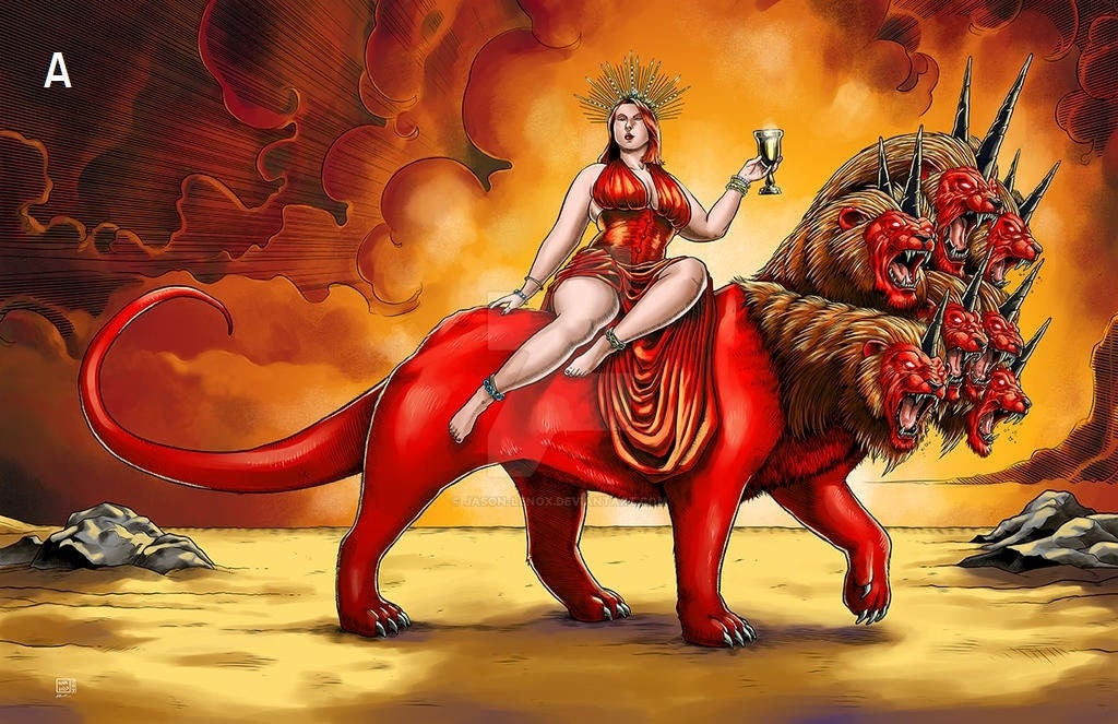 The Woman On Beast Revelation