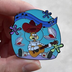 I Wanna Go Home to Texas Spongebob Squarepants Enamel Pin Lapel Pins ...