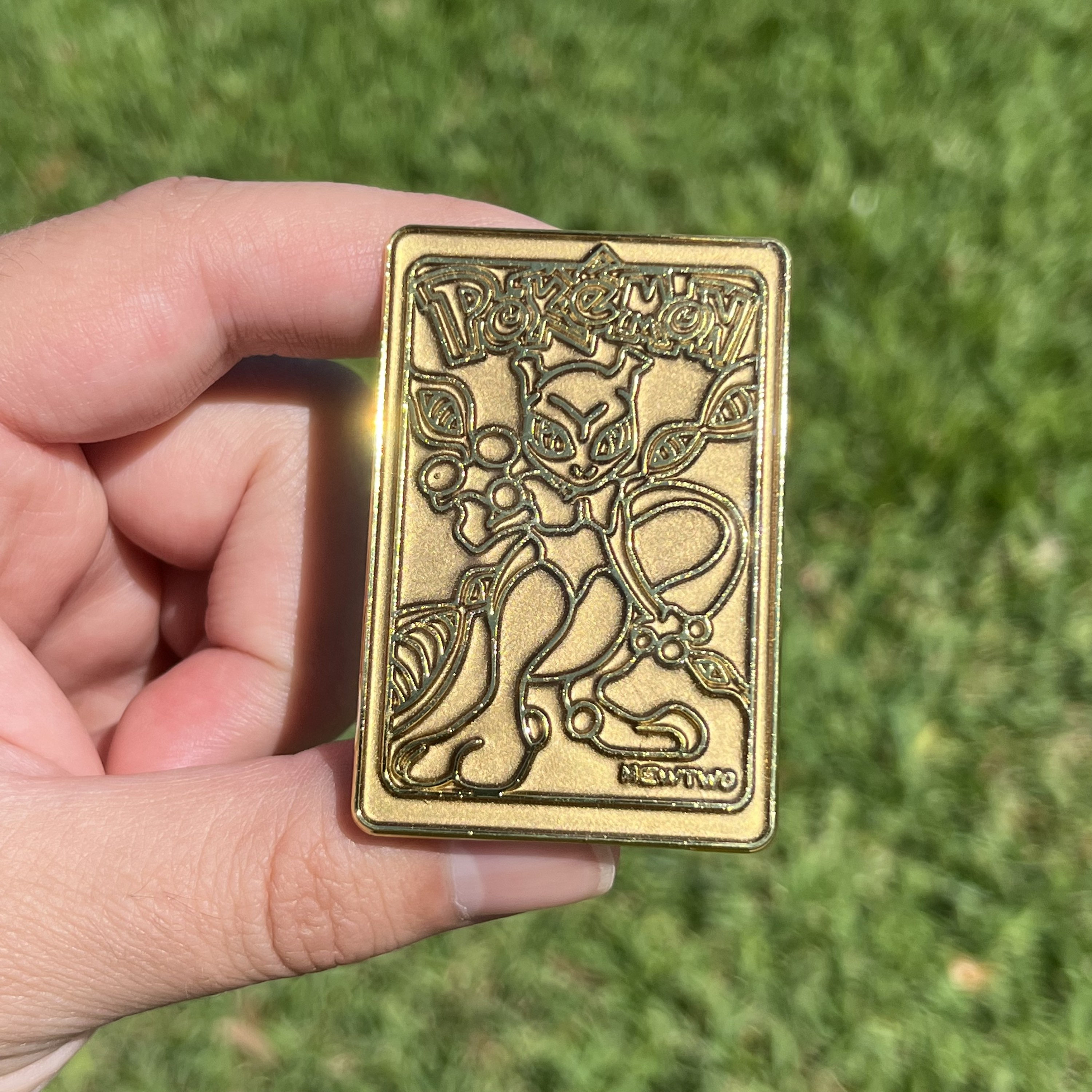 Gilded Mewtwo Pin Pokemon Enamel Pins 1999 BK Gold Plated | Etsy