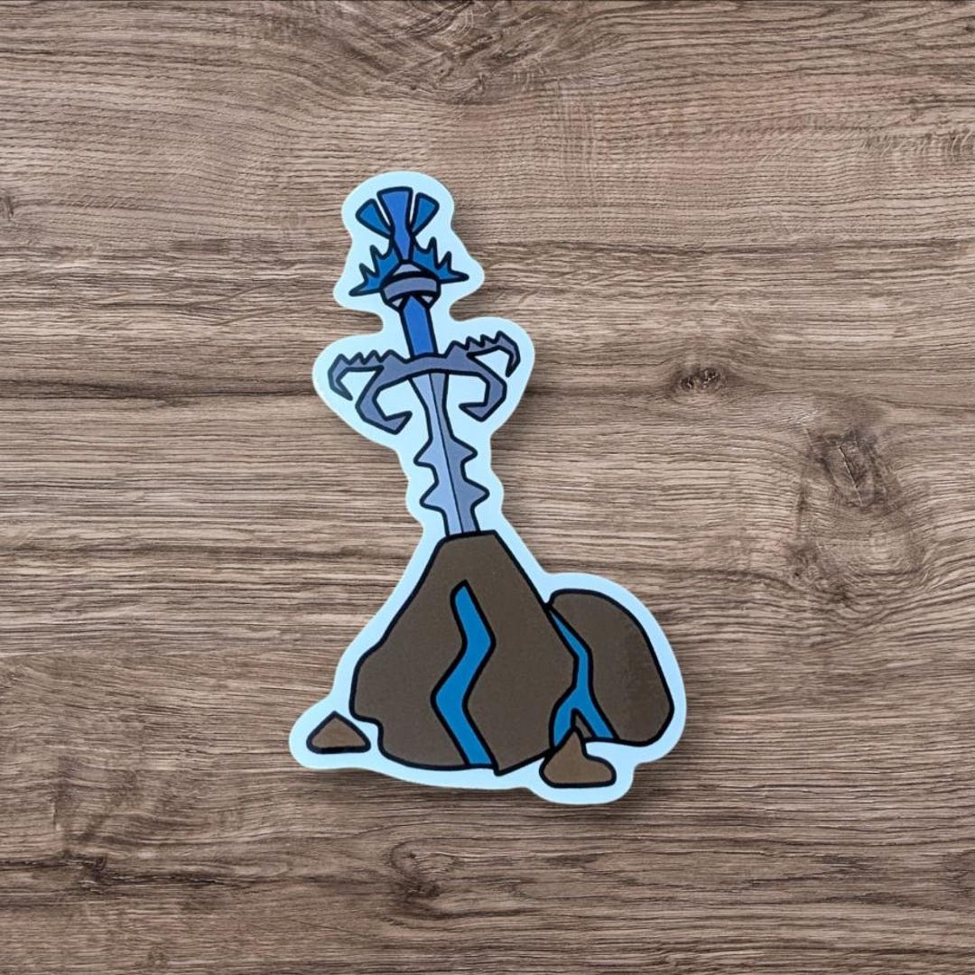 Runescape Sticker - Car Decal - OSRS Old School Runescape - Sword in ...