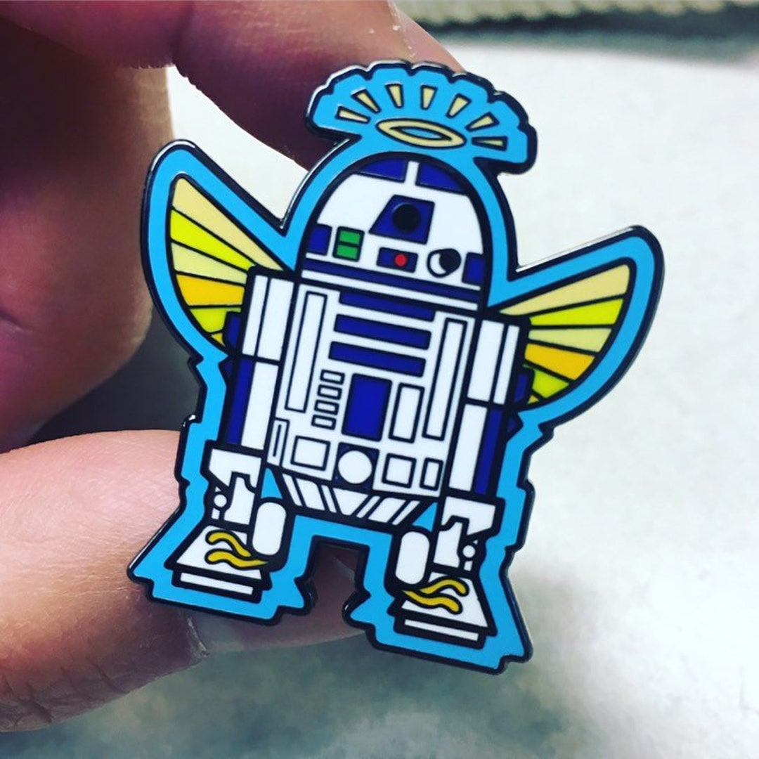 Holy Robot Pin - Artoo - Enamel Pins - Hat Pins - Star Wars Lapel Pin ...