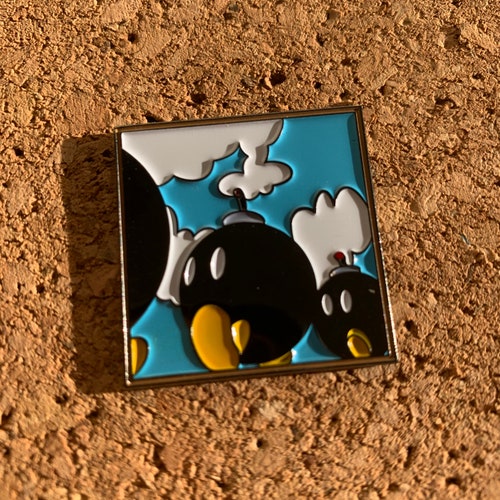 Bob-omb Battlefield Mario 64 Enamel Pin Lapel Pins One | Etsy