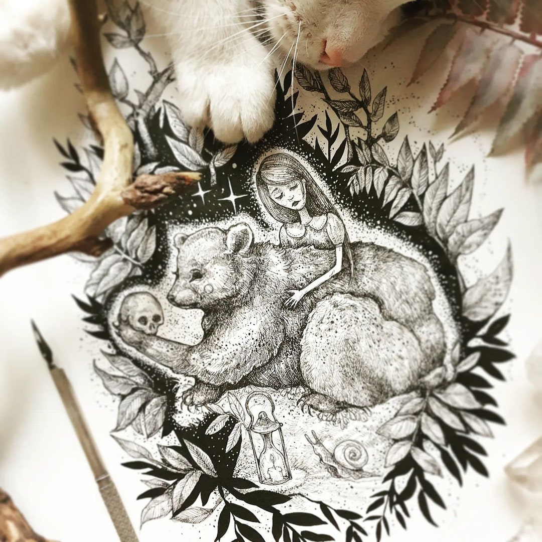 Guardian Bear - Etsy