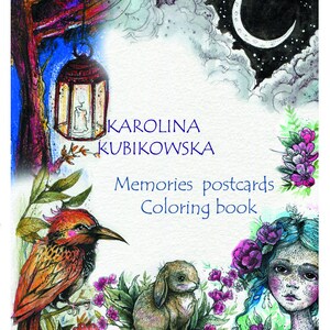 Memories Postcards Coloring Book - Etsy