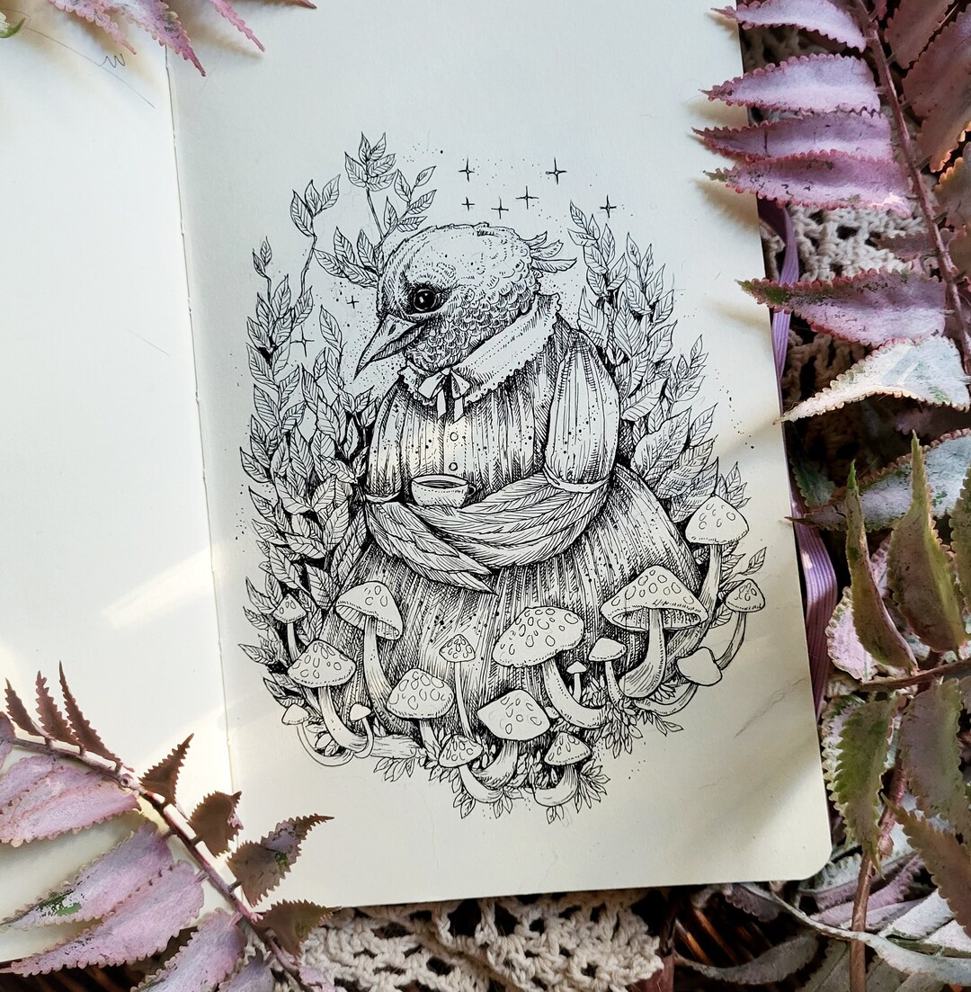Tea Time - Printable Colouring Page - Etsy