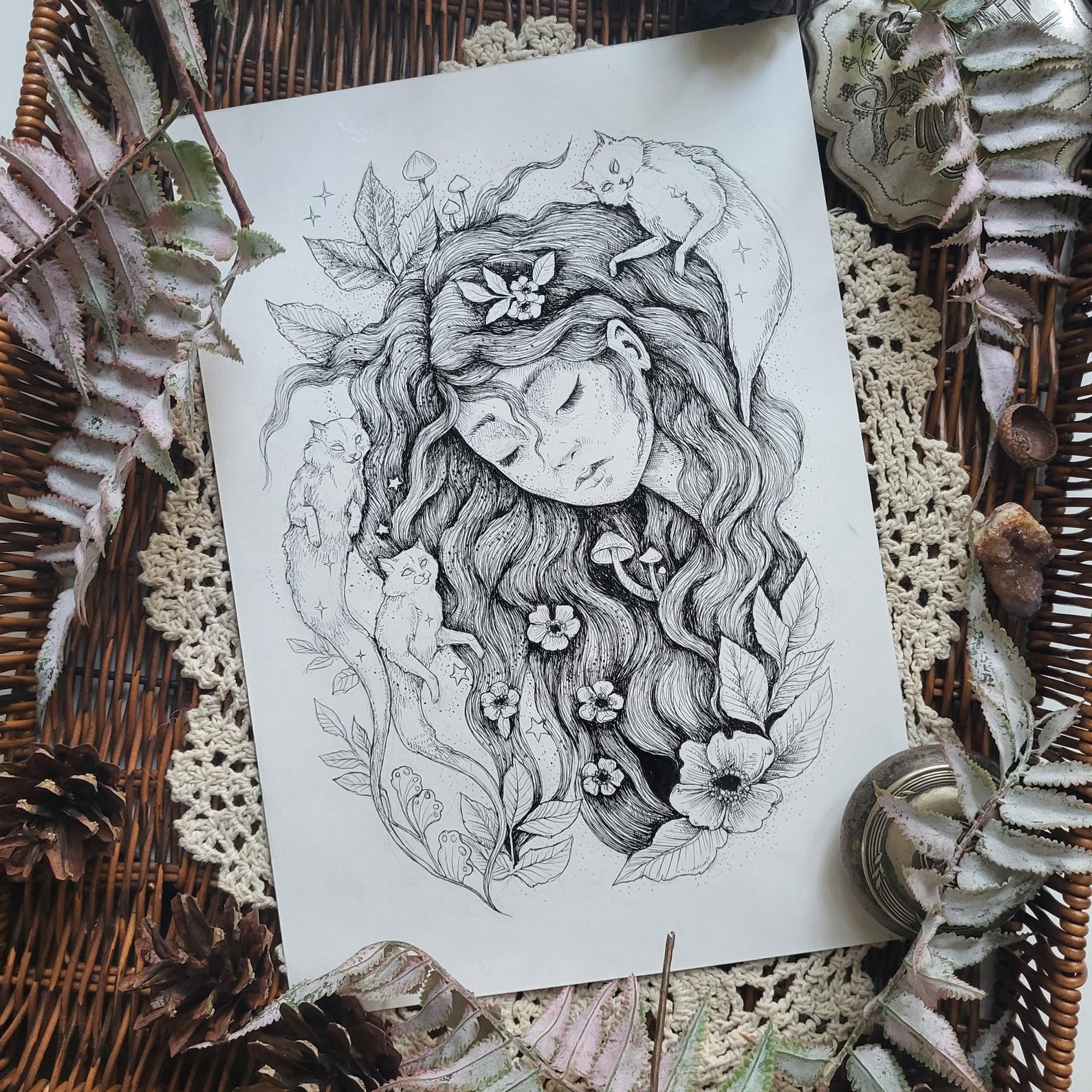 Daydream - Printable Colouring Page - Etsy
