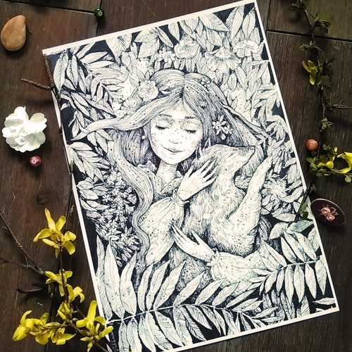 The Conjuring A4 Digital Coloring Page by Karolina | Etsy