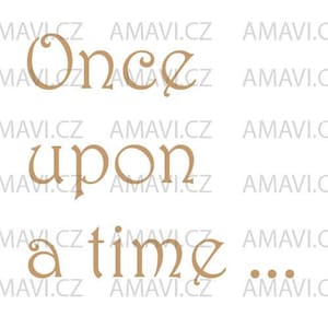Fairy Tale Once Upon a Time Font - Etsy