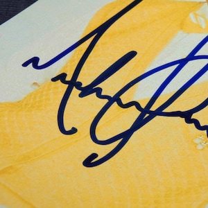Michael Jackson Blue Autogram Photo Autograph Photo - Etsy
