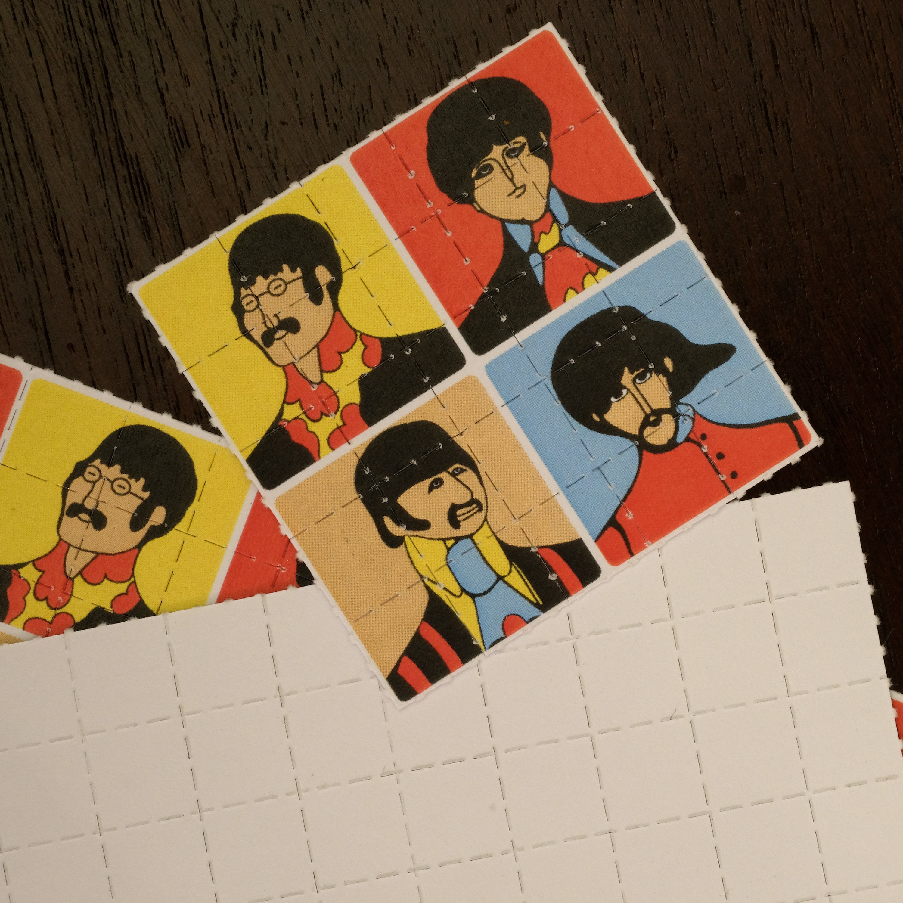 The Beatles Yellow Submarine LSD Blotter Art Vintage, 4x Pieces - Etsy ...