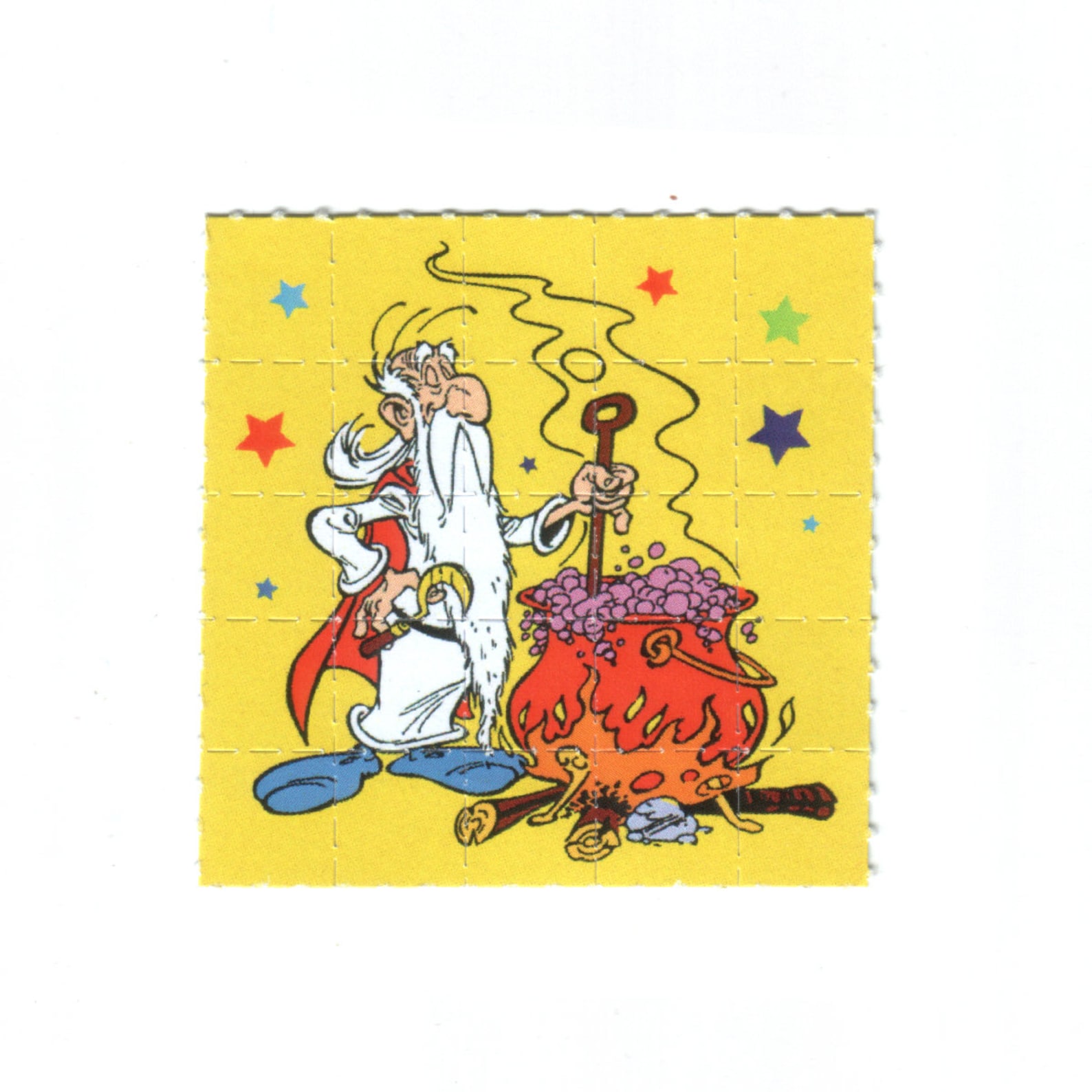 Psychedelic Miraculix Blotter Art Print, 4x 5 x 5 cm - Etsy.de