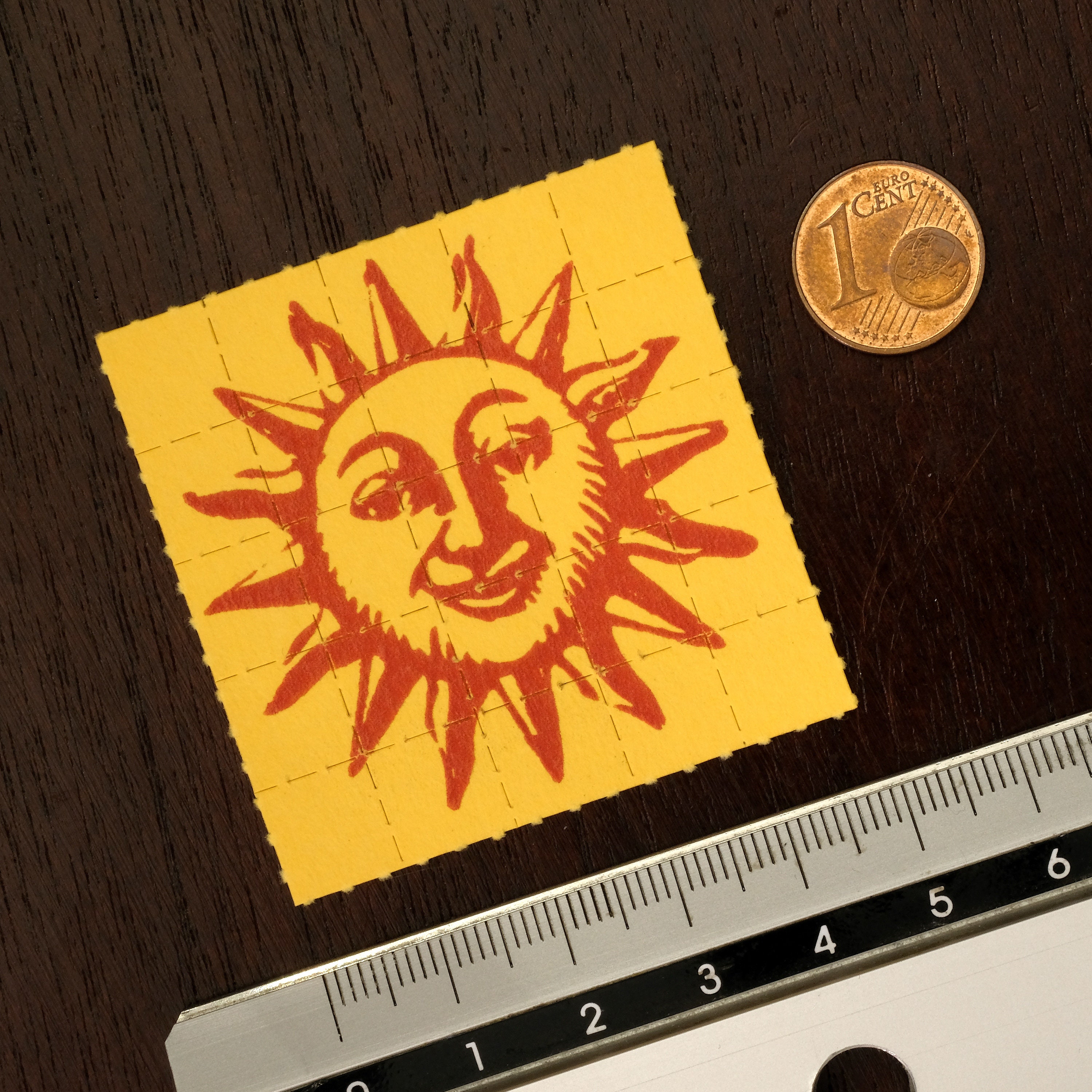 Orange Sunshine LSD Blotter Art Vintage - Etsy Canada