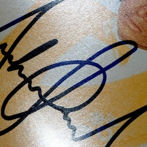 Michael Jackson Blue Autogram Photo Autograph Photo - Etsy