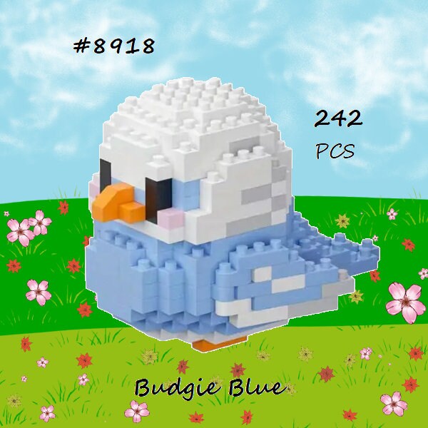 DIY Mini Bricks Cute Birds,building Block Decor,building Block Bird ...