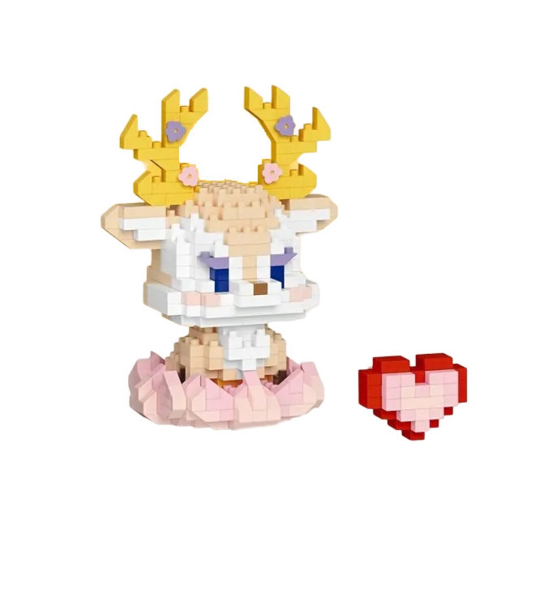 Cute Deer 473 Pcs DIY Mini Bricks L Building Block Decor L Building ...
