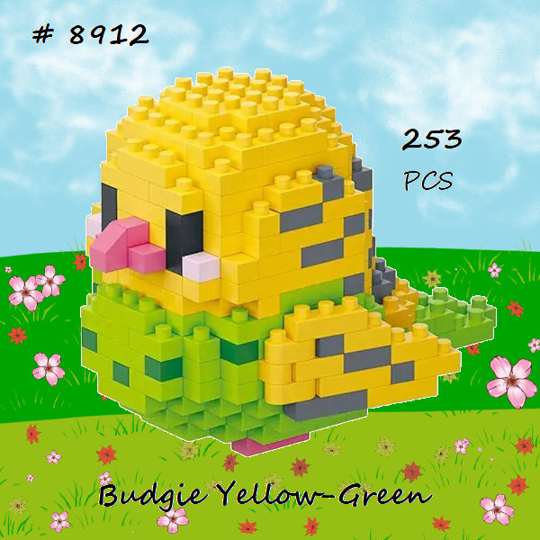 DIY Mini Bricks Cute Birds,building Block Decor,building Block Bird ...