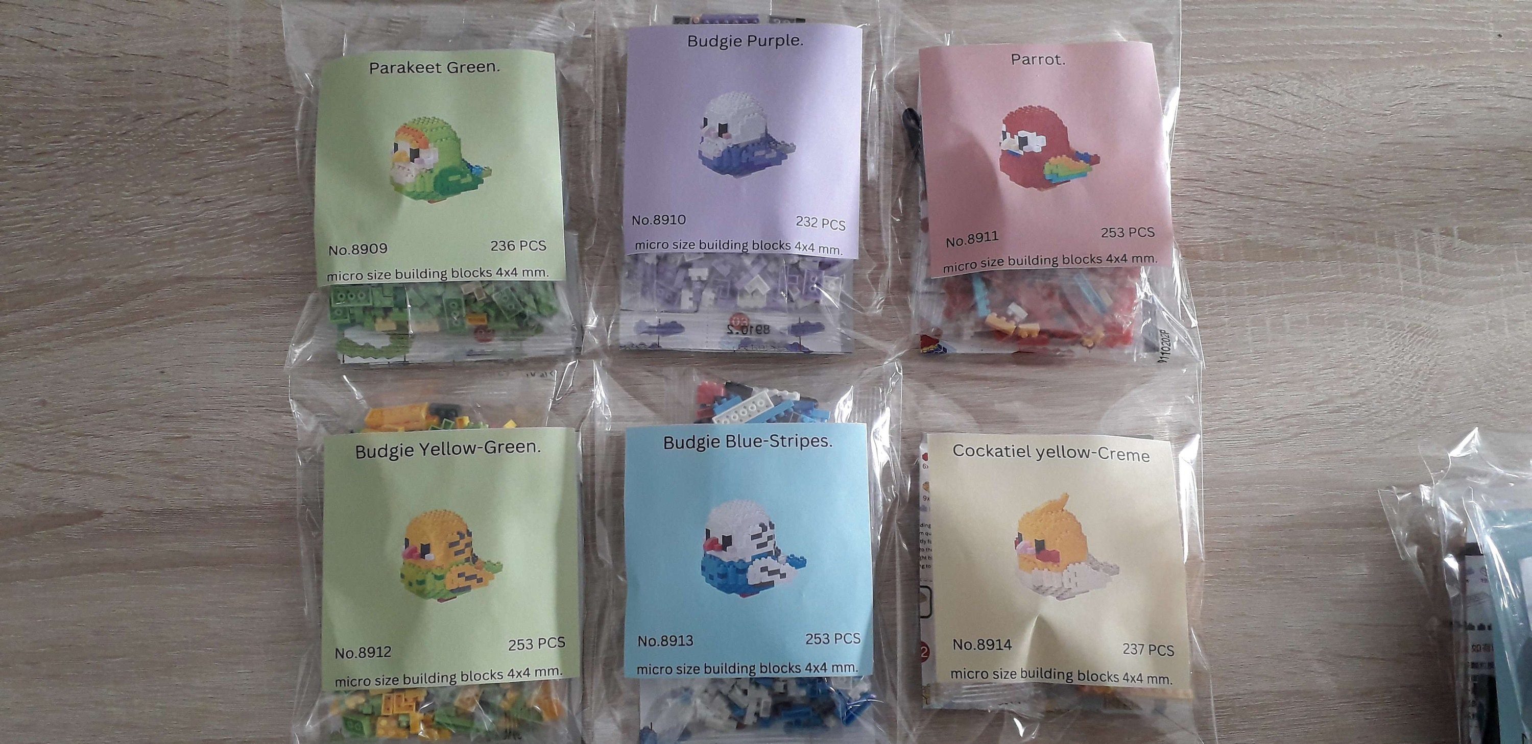 DIY Mini Bricks Cute Birds,building Block Decor,building Block Bird ...