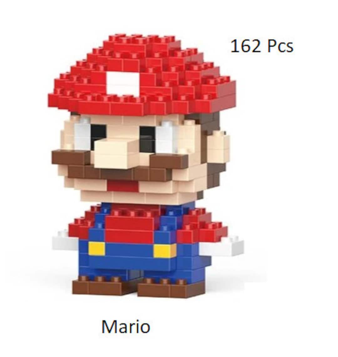 Mario/luigi DIY Mini Bricks L Building Block Decor L Building Block L ...