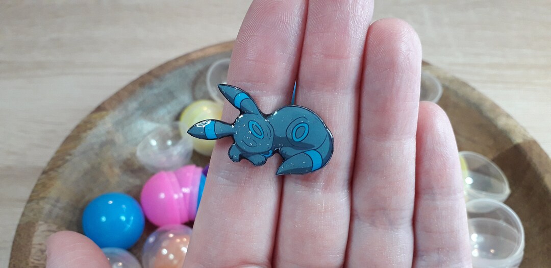 Umbreon Pin Shiny Umbreon Pin Handmade Shrink Plastic Pin - Etsy