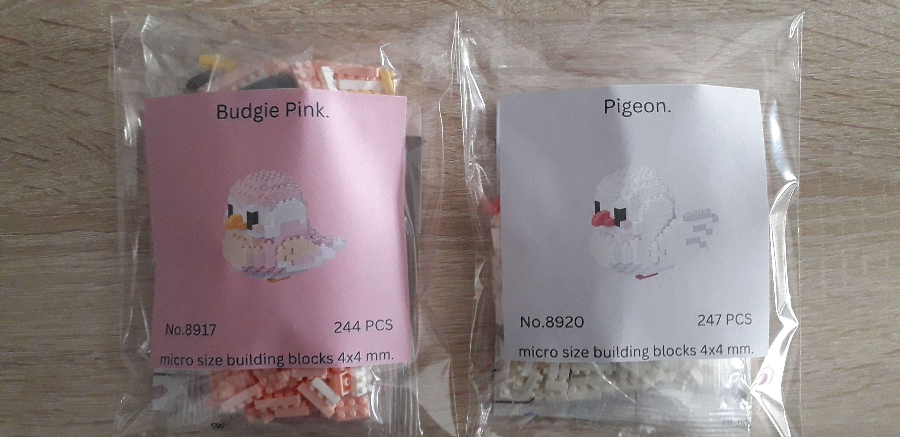 DIY Mini Bricks Cute Birds,building Block Decor,building Block Bird ...