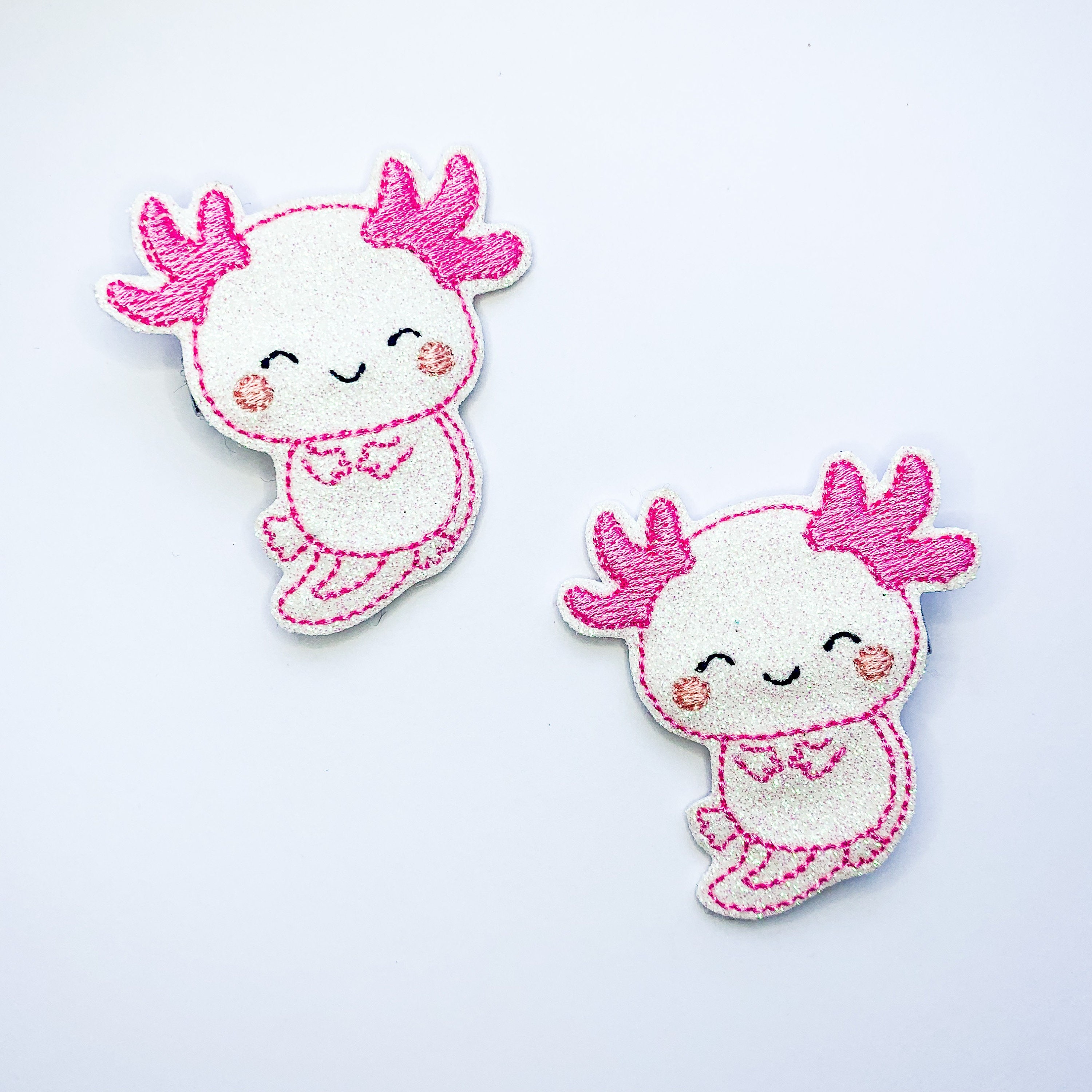 Tummy Axolotl Hair Clips - Etsy