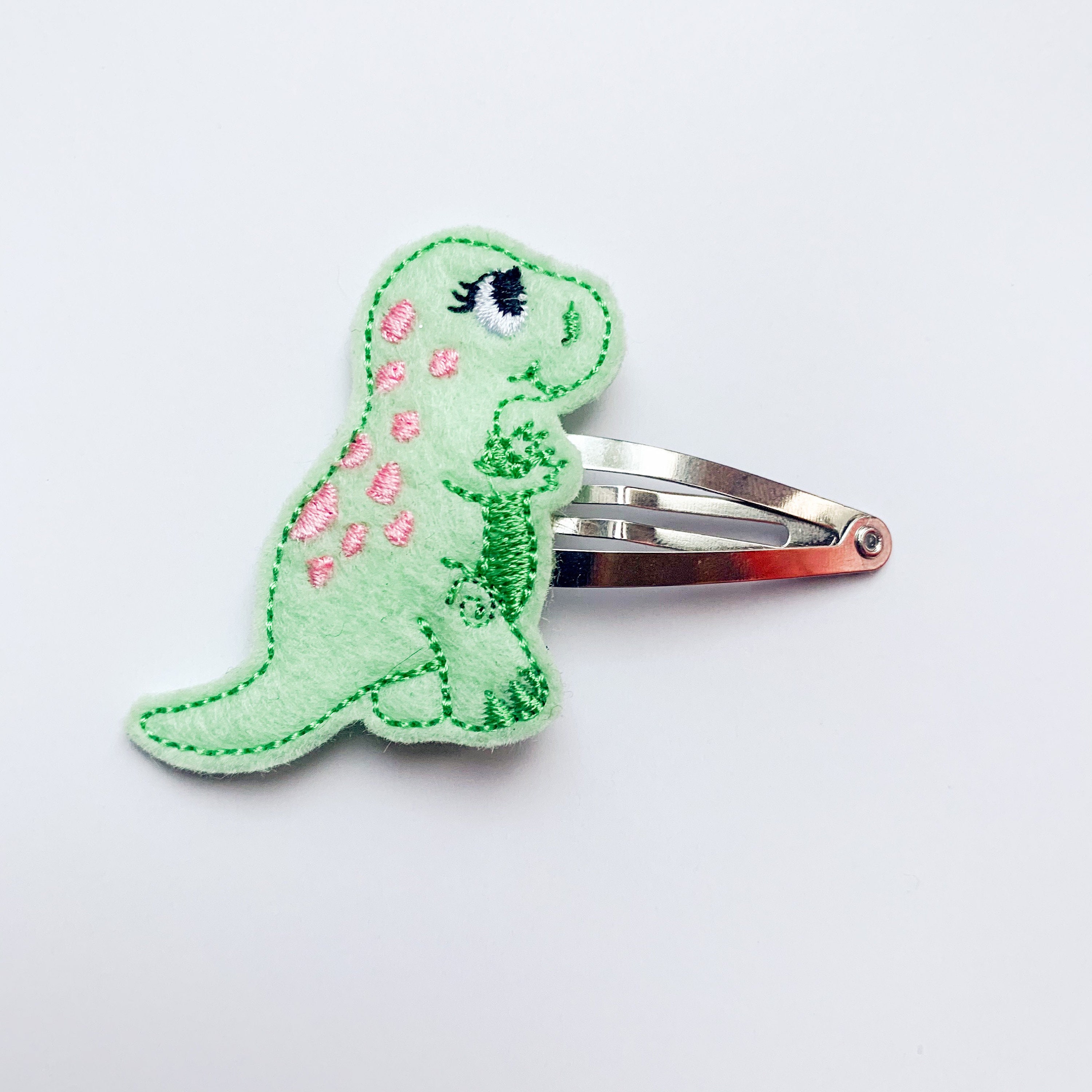 Green T-rex Dinosaur Hair Clips - Etsy UK