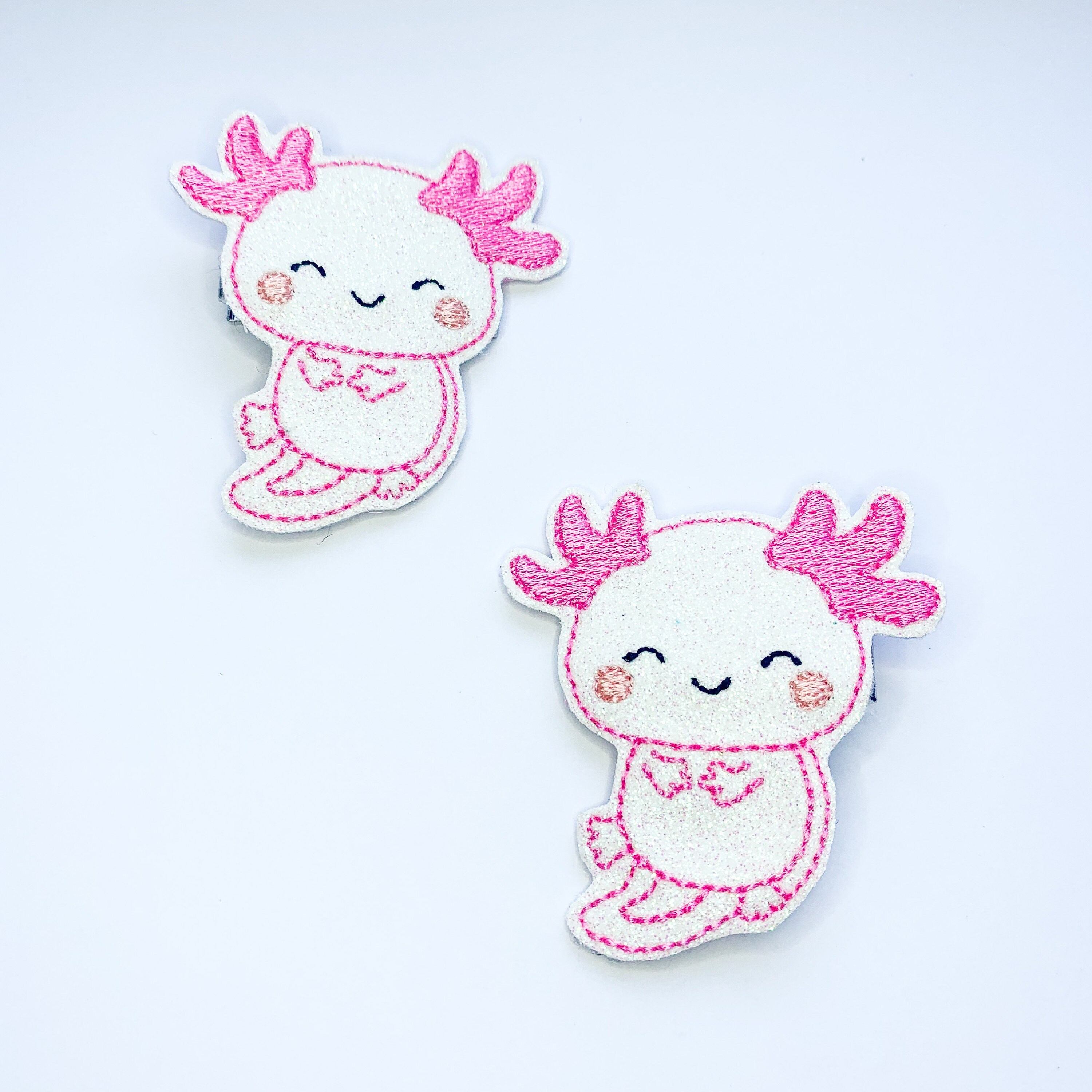 Tummy Axolotl Hair Clips - Etsy