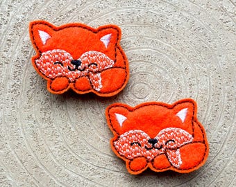 Pair of Fox Hair Clips for Girls, Cute Animal Hair Acessories for Women ...