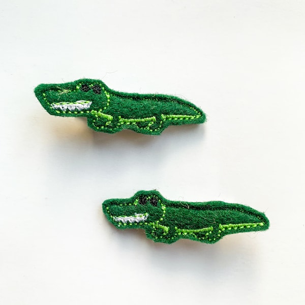 Crocodile Hair Clip - Etsy