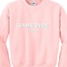 Game Over Sweater Gamer Gift Cute Women Sweatshirt - Etsy