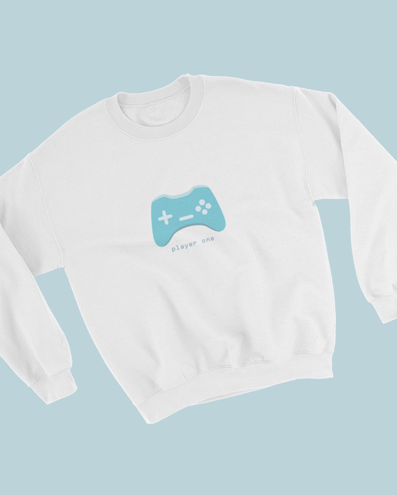 Gamer Couple Sweater Gamer Gift Cute Player 1 Player 2 Sweater Shirt ...