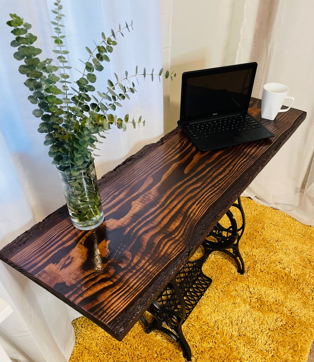 Vintage Live Edge Doug Fir Table - Etsy
