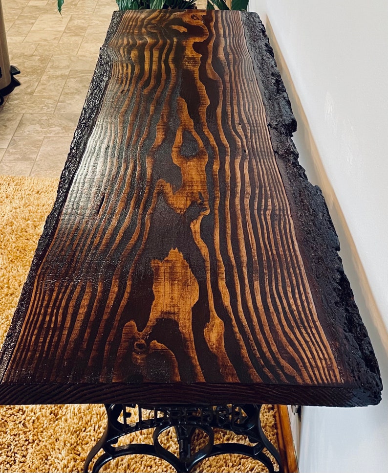 Vintage Live Edge Doug Fir Table - Etsy