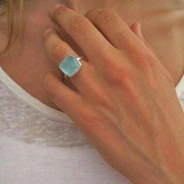 Chalcedon ring - Etsy.de