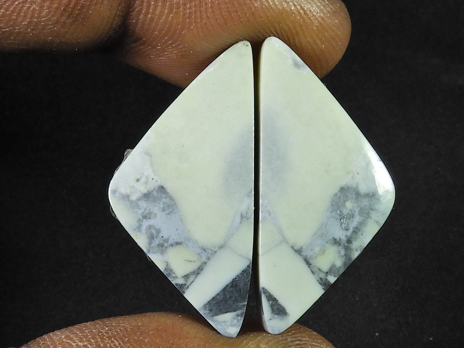 04 Pair Maligano Jasper Gemstone, Natural Maligano Jasper, Designer ...