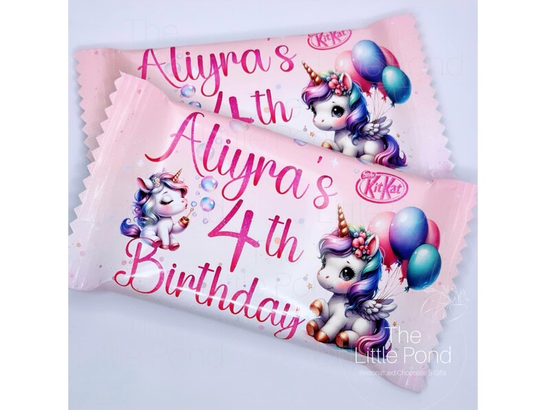Chocolate Candy Bar Wrapper - Kitkat 4 Finger - Etsy