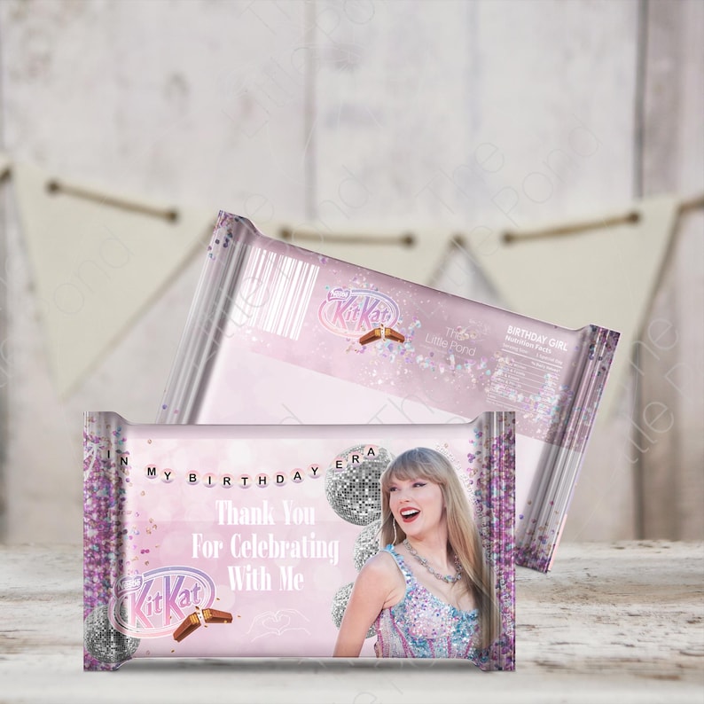 Tswift Inspired Kit Kat Candy Wrapper - Etsy
