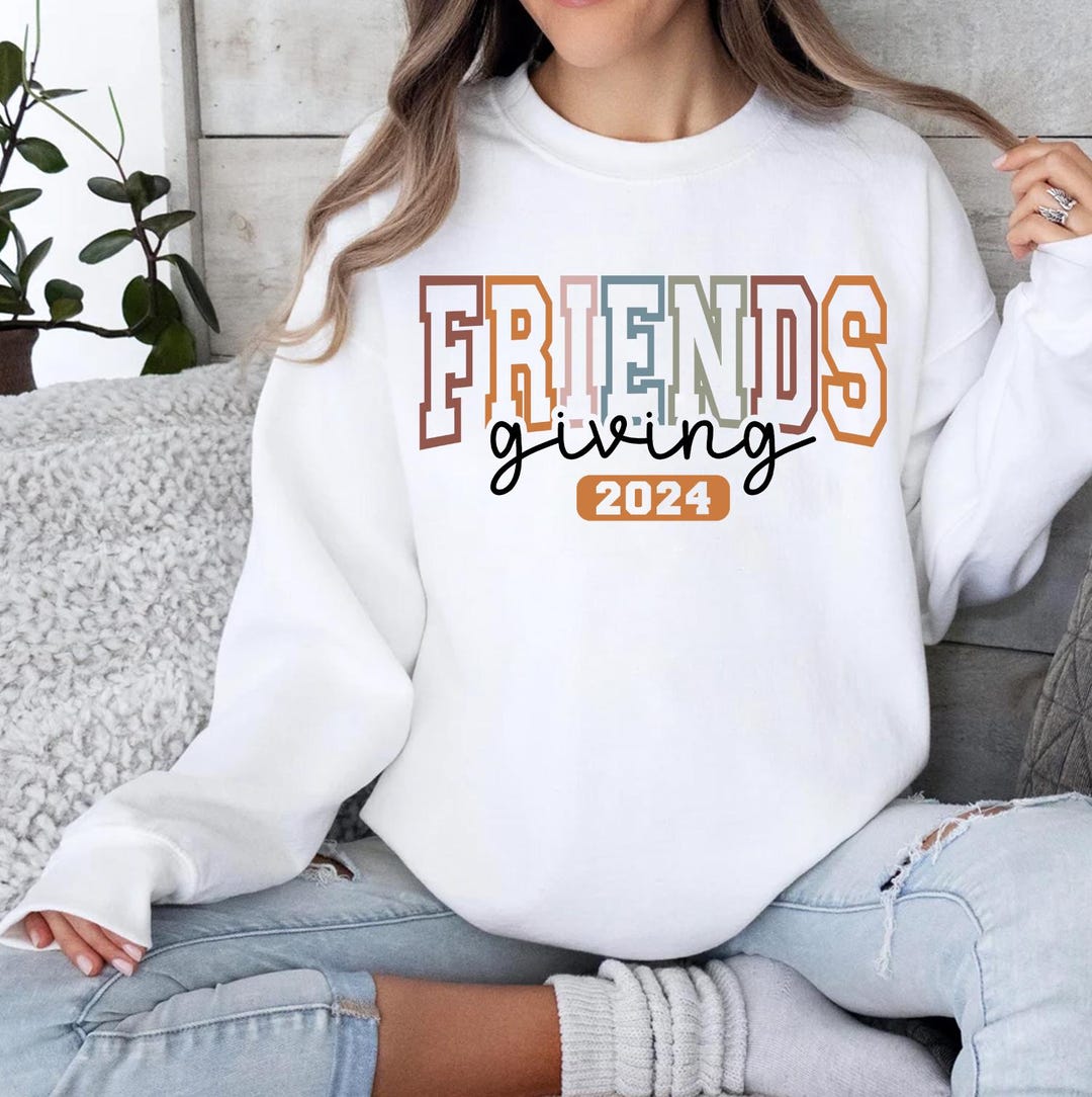 Friendsgiving PNG, Friendsgiving 2024 PNG, Friendsgiving Design ...