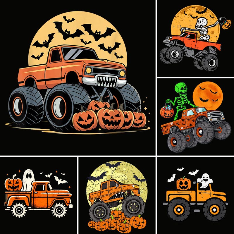 Halloween Truck - Etsy