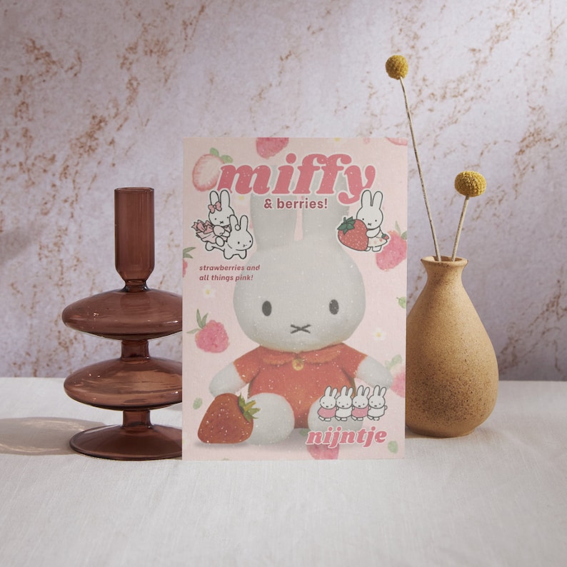 STRAWBERRY MIFFY - Original Wall-art Digital Printable | Allmypapercuts ...