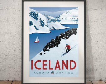 Iceland poster | Etsy
