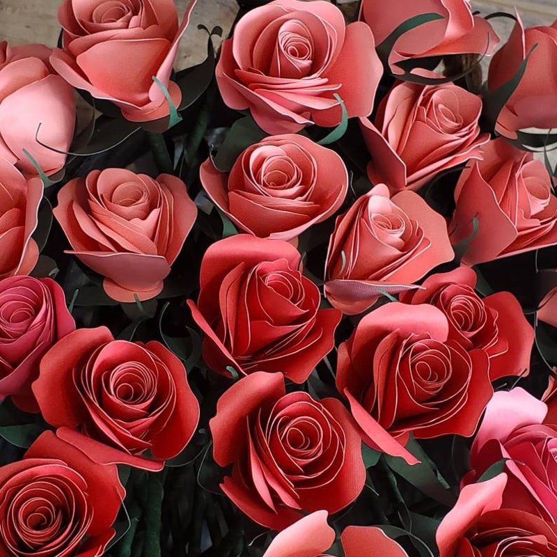 Paper Roses - Etsy