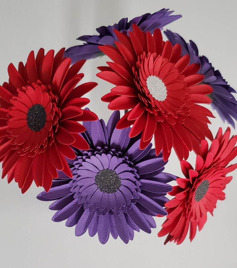 Gerber Daisy Paper Flower Bouquet Gerbera Daisies One - Etsy