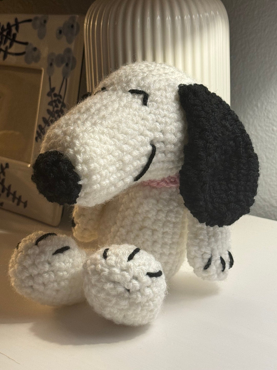 Snoopy Inspired Handmade, Crocheted - Etsy