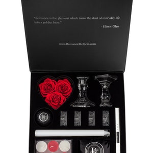 Essential Romance in a Box | Romantic Anniversary Decorations Gifts Box ...