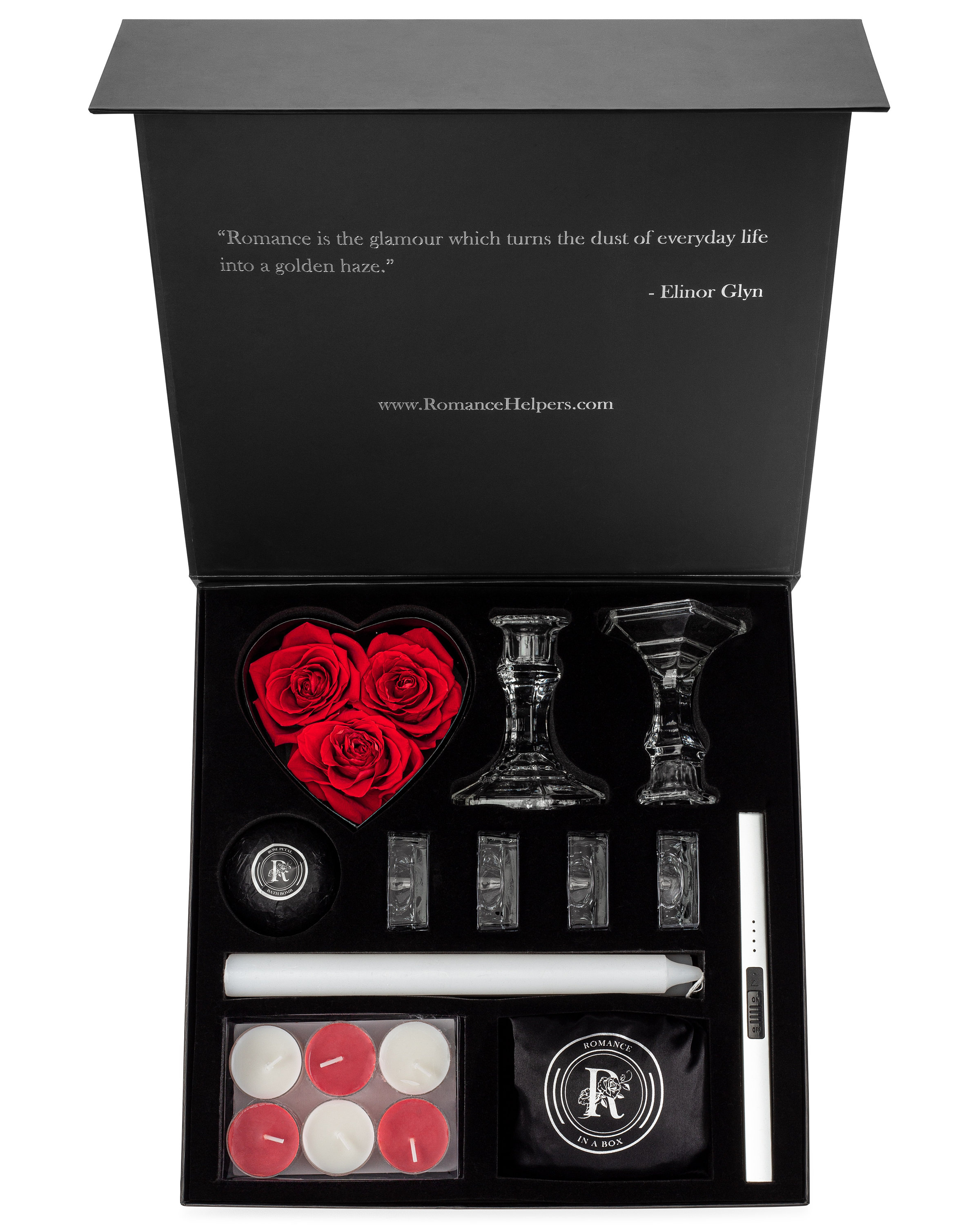 Essential Romance in a Box | Romantic Anniversary Decorations Gifts Box ...