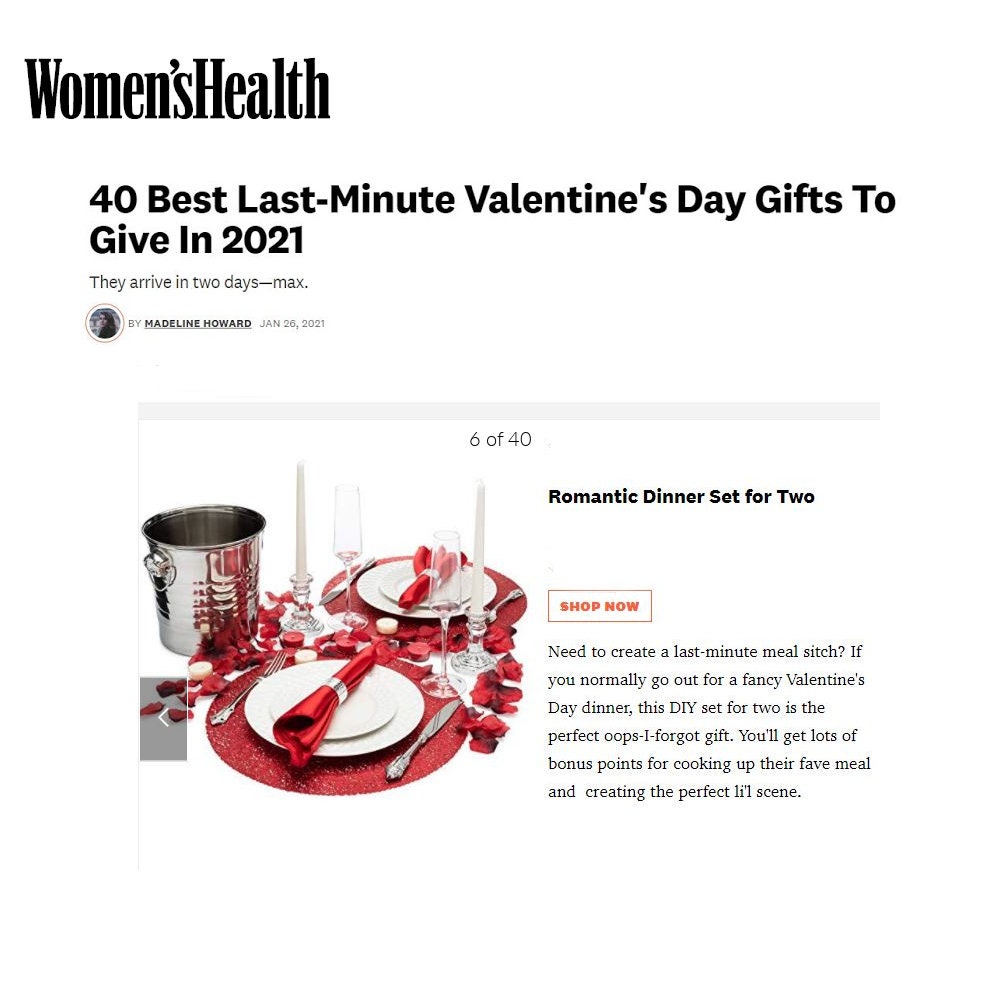 Romantic Dinner for Two Romance in a Box | Anniversary Gifts for ...