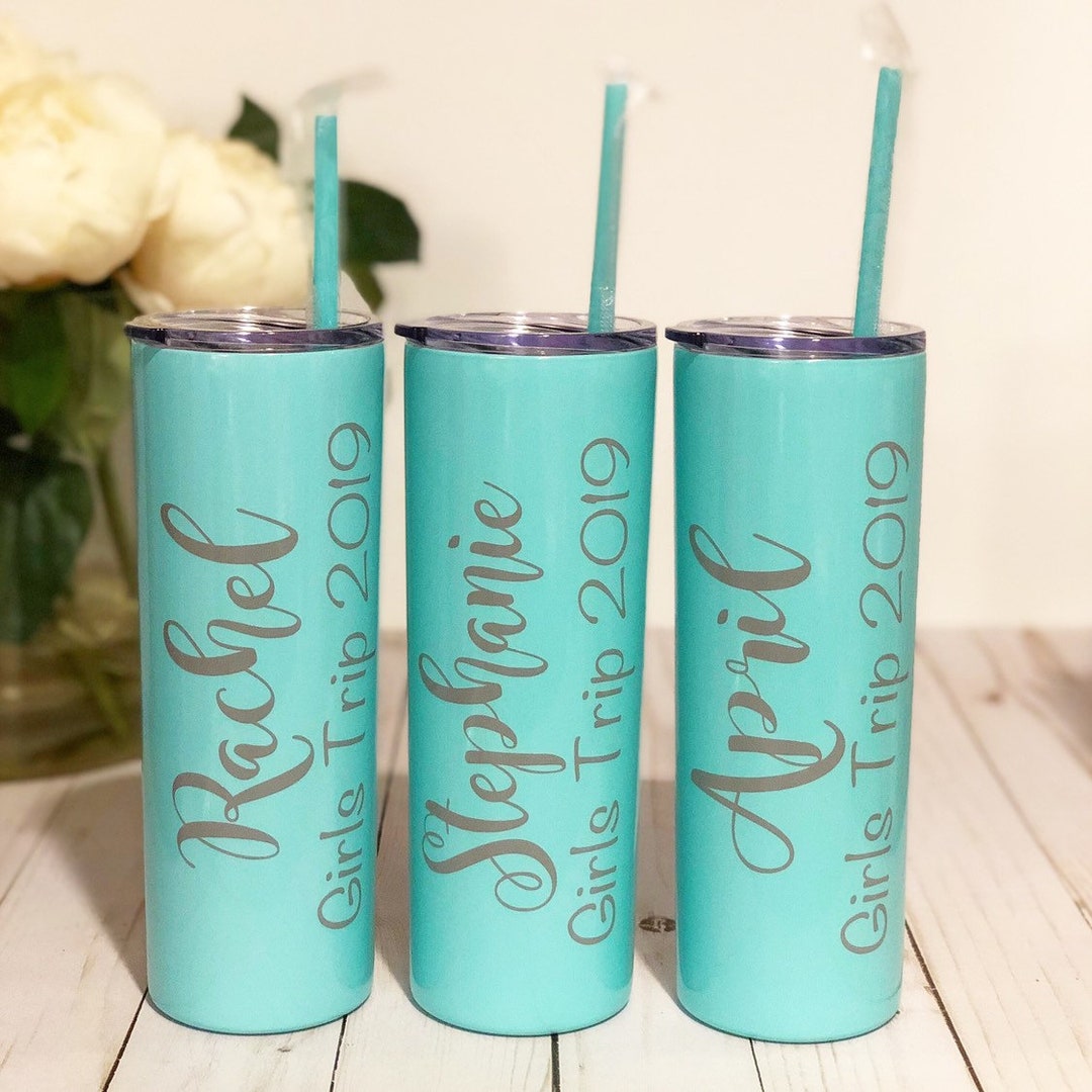 Girls Trip, Personalized Tumbler, Girls Weekend Cups, Bachelorette ...