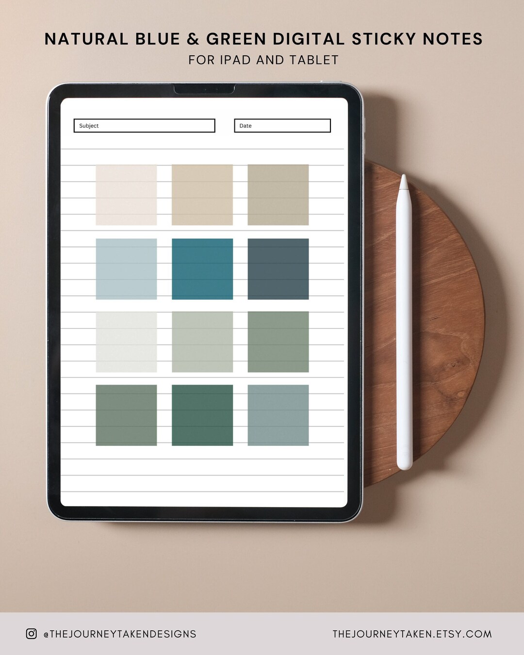 Digital Sticky Notes, Digital Planner Design, Digital Download for ...